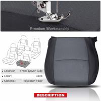 China Front Driver Seat Cover for Chevrolet Silverado 1500 GMC Sierra 1500 Black Cloth for sale