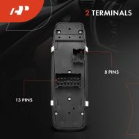 China Front Driver Power Window Switch for Jeep Cherokee 2014-2016 Chrysler 200 Dodge Dart for sale