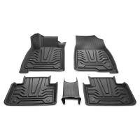 China 5x Front & Rear Black Floor Mats Liners for Honda Accord 2018-2022 for sale
