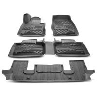 China 4x Front & Rear Black Floor Mats Liners for Ford Explorer 2019-2021 SUV for sale