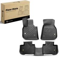 China 3x Front & Rear Black Floor Mats Liners for BMW X3 2018-2022 X4 2019-2021 for sale