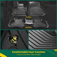 China 3x Front & Rear Black Floor Mats Liners for BMW X3 2018-2022 X4 2019-2021 for sale