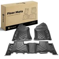 China 3x Front & Rear Black Floor Mats Liners for Toyota Land Cruiser 09-19 5-Seats for sale