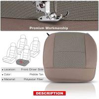 China Pebble Tan Front Driver Seat Bottom Cover for Ford F-150 FX4 STX XLT 04-06 for sale