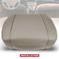 China Front Driver Seat Cover for Dodge Ram 1500 2500 3500 2009-2012 Light Pebble Tan for sale