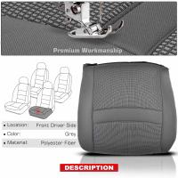 China Front Driver Seat Cover for Dodge Ram 1500 2007-2008 Grey Cloth for sale