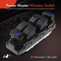China Front Driver Power Window Switch for Chevy Colorado GMC Canyon Hummer H3T Isuzu i-350 4-Door for sale