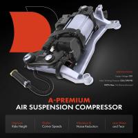 China Air Suspension Compressor with Bracket for VW Touareg Porsche Cayenne 11-18 for sale