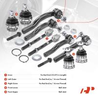 China 10x Inner & Outer Tie Rod End Ball Joint for Nissan Armada 05-15 Infiniti for sale
