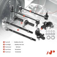 China 8x Stabilizer Bar End & Tie Rod End Ball Joint for Toyota Sienna 1998-2003 for sale
