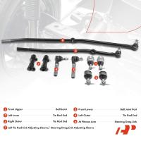 China 10x Tie Rod End & Ball Joint Steering Drag Link for Dodge Ram 1500 Pickup 00-01 for sale