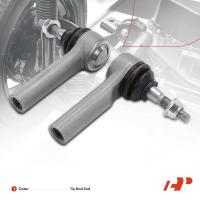 China 2x Front Outer Steering Tie Rod End for Ford Mustang 2015-2019 for sale