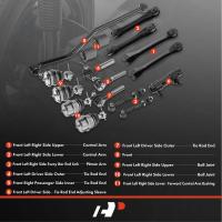 China 17x Front Control Arm & Tie Rod End & Ball Joint for Jeep Grand Cherokee 93-95 for sale