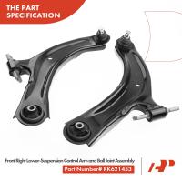 China 2x Front Lower Control Arm & Ball Joint Assembly for Nissan Rogue Select 14-15 for sale