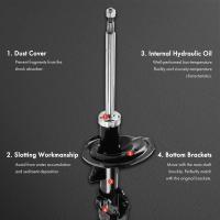 China 2x Front Shock Absorber for Hyundai Accent Kia Rio Rio5 2006-2011 for sale