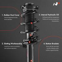 China 2x Front Complete Strut & Coil Spring Assembly for VW Tiguan 09-17 Tiguan Limited for sale