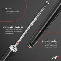 China 2x Rear Shock Absorber for Honda HR-V 2016-2022 L4 1.8L for sale