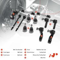 China 13x Front Sway Bar End Link Tie Rod End with Ball Joint for Chevrolet GMC Hummer for sale