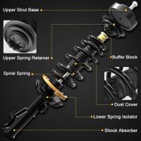 China 2x Front Complete Strut & Coil Spring Assembly for Chevy Beretta Corsica Buick for sale