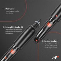China 2x Front Shock Absorber for Mitsubishi Montero Sport 2000-2004 V6 3.0L 3.5L for sale