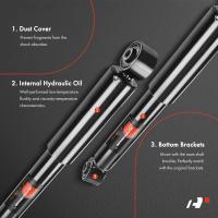 China 2x Rear Shock Absorber for Audi TT Quattro 2000 2001 2002-2006 L4 1.8L V6 3.2L for sale