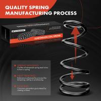 China 2x Rear Suspension Coil Springs for Chevrolet HHR 2006-2011 Saturn Ion 2004-2007 for sale