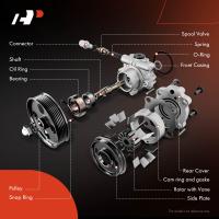 China Power Steering Pump with Pulley for Infiniti QX4 Nissan Pathfinder 01-04 3.5L for sale