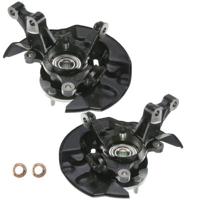 China 2x Front Steering Knuckle & Wheel Hub Bearing Assembly for Toyota Corolla 03-08 for sale
