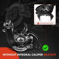 China Front Passenger Steering Knuckle & Wheel Hub Bearing Assembly for VW GolfBeetle for sale