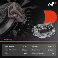 China Front Passenger Brake Caliper for Ford Custom Lincoln Mercury 1965-1967 for sale