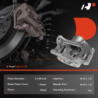 China 2x Front Brake Caliper with Bracket for Hyundai Veloster 2013 2014 2015 2016 for sale