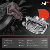 China 2x Front Brake Caliper with Bracket for Ford F-150 Heritage 2004 for sale