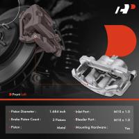 China Front Driver Disc Brake Caliper with Bracket for Nissan Pathfinder 87-88 D21 Van for sale