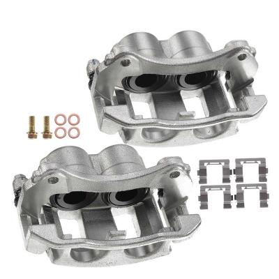 China 2x Front Brake Caliper with Bracket for Chevy Equinox 2005 2006 Saturn Vue for sale