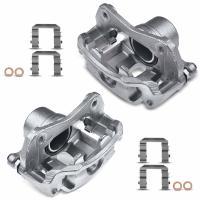 China 2x Front Brake Caliper with Bracket for Hyundai Elantra 09-12 Kia Forte Forte5 for sale