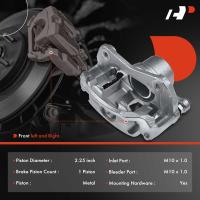 China 2x Front Brake Caliper with Bracket for Hyundai Elantra 09-12 Kia Forte Forte5 for sale