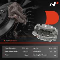 China 2x Front Brake Caliper with Bracket for Nissan Rogue Infiniti Q50 2014-2018 Q60 for sale