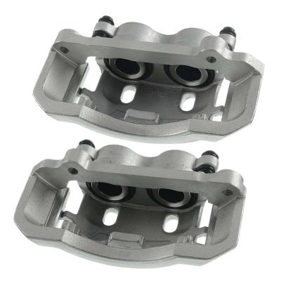 China 2x Front Brake Caliper with Bracket for Dodge Ram 2500 3500 2000-2002 for sale