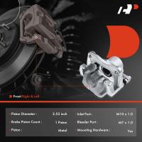 China 2x Front Brake Caliper with Bracket for Pontiac Vibe 09-10 Scion tC 01-16 Toyota for sale
