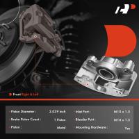 China 2x Front Brake Caliper for Chevy Chevette Pontiac Acadian T1000 83-87 for sale