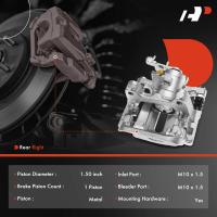 China Rear Passenger Brake Caliper w/ Bracket for Volkswagen Golf 2015-2020 GTI Passat for sale