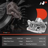 China Front Passenger Brake Caliper with Bracket for Hyundai Azera 2012-2017 V6 3.3L for sale