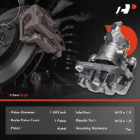 China Rear Passenger Brake Caliper with Bracket for Datsun 280ZX 1982 1983 for sale