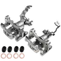China 2x Rear Brake Caliper with Bracket for Infiniti I35 2002-2004 Nissan Maxima for sale