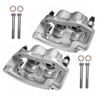 China 2x Rear Brake Caliper with Bracket for Dodge Ram 2500 2001-2002 Pickup for sale