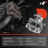 China Rear Passenger Brake Caliper with Bracket for Fiat 500 2012-2018 for sale