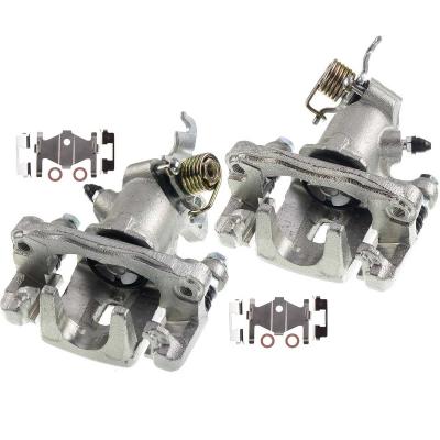 China 2x Rear Brake Caliper with Bracket for Hyundai Tiburon Kia Spectra for sale