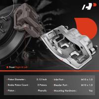 China 2x Front Brake Caliper with Bracket for Dodge Durango 2005-2006 Ram 1500 Pickup for sale
