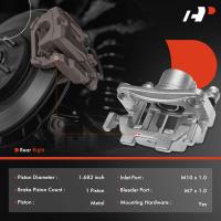 China Rear Passenger Brake Caliper with Bracket for Infiniti FX35 EX37 QX50 QX70 for sale