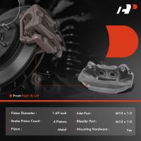 China 2x Front Disc Brake Calipers without Bracket for Lexus LS460 07-17 LS600h for sale